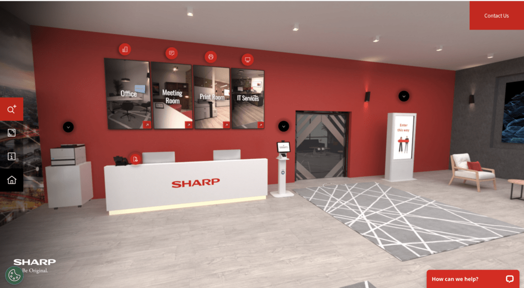Sharp 3D Virtual Showroom